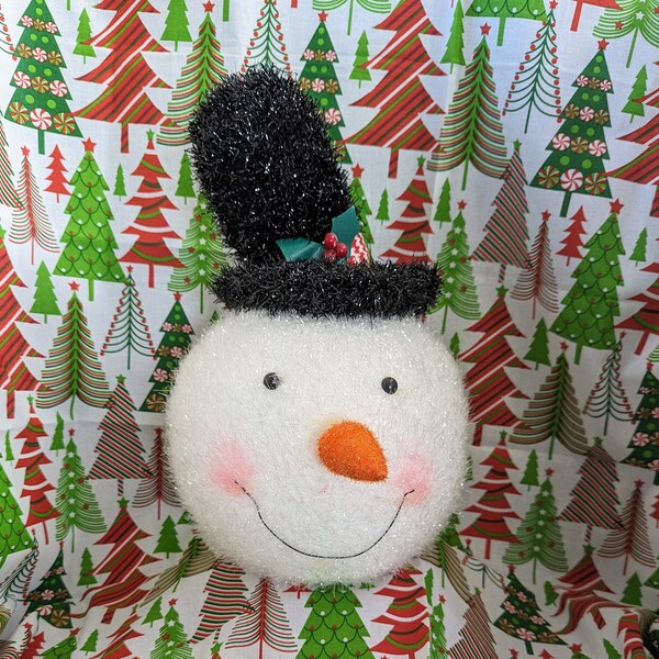 Snowman Head Tree Topper - Etsy