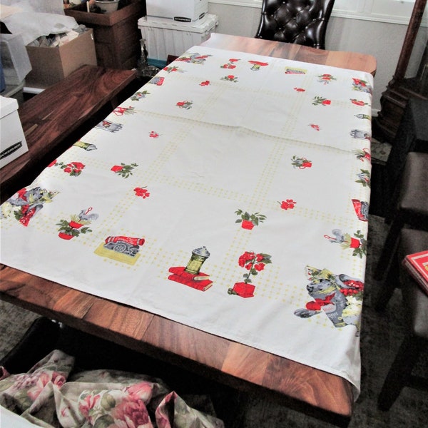 Primitive Tablecloth - Etsy