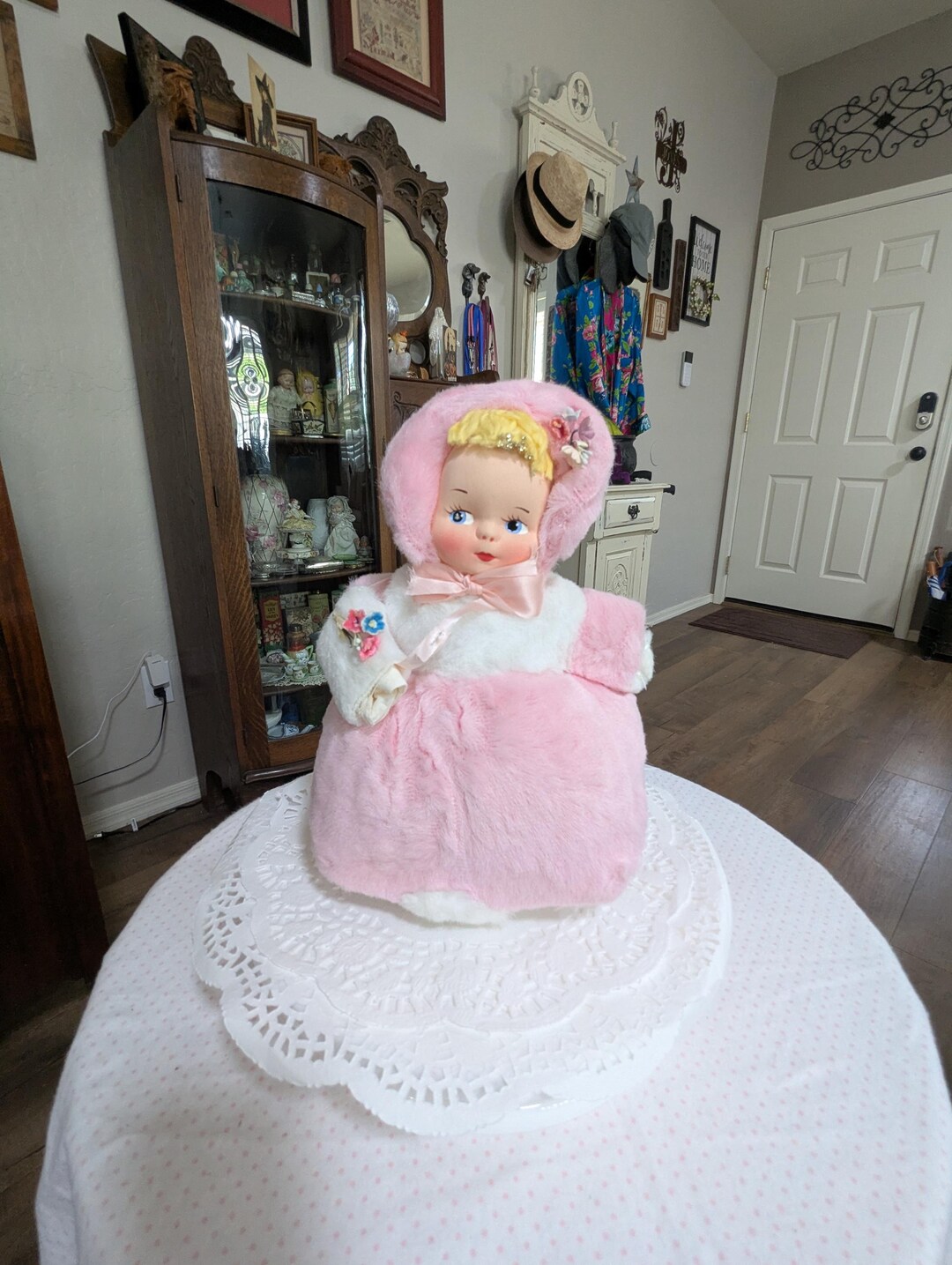 Rare- Antique- Doll- Revolving- Musical- Works- Mid Mod- Mid Century ...