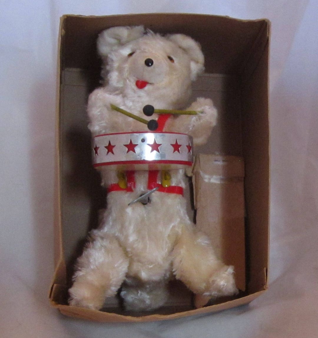 Antique toy mechanical bear original Box Collector Gift - Etsy