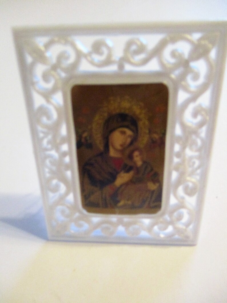 Antique Catholic -icon- Mary and Jesus Christ-christian Decor - Etsy