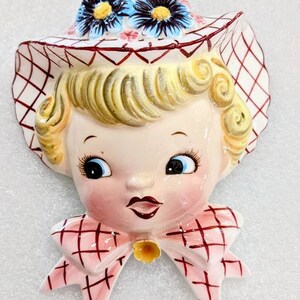 Vintage Lefton Miss Dainty 1950 MCM Mid Century Kitschy - Etsy