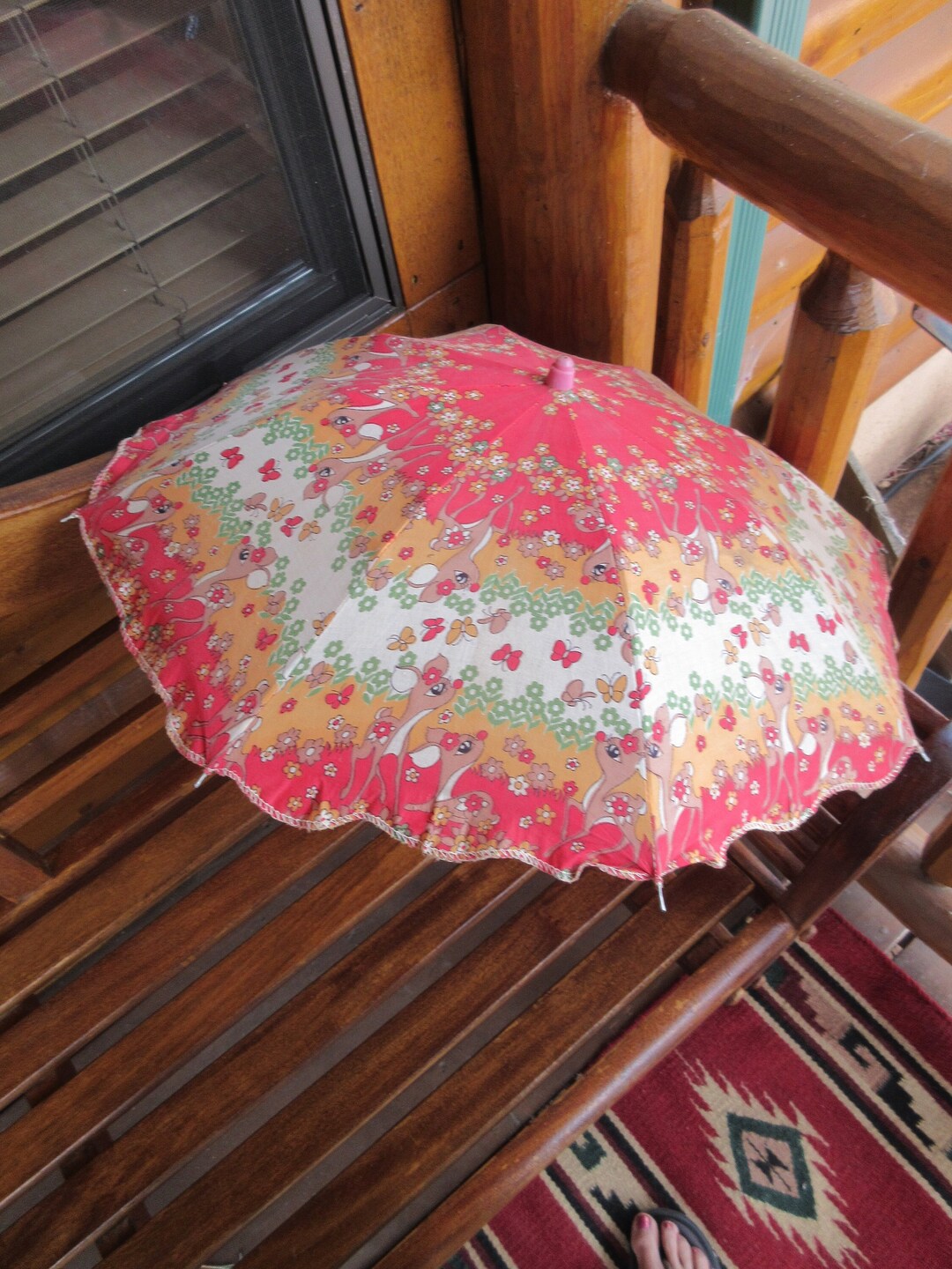 Doll Accessories Vintage Antique Parasol Kitsch Whimsical Display ...