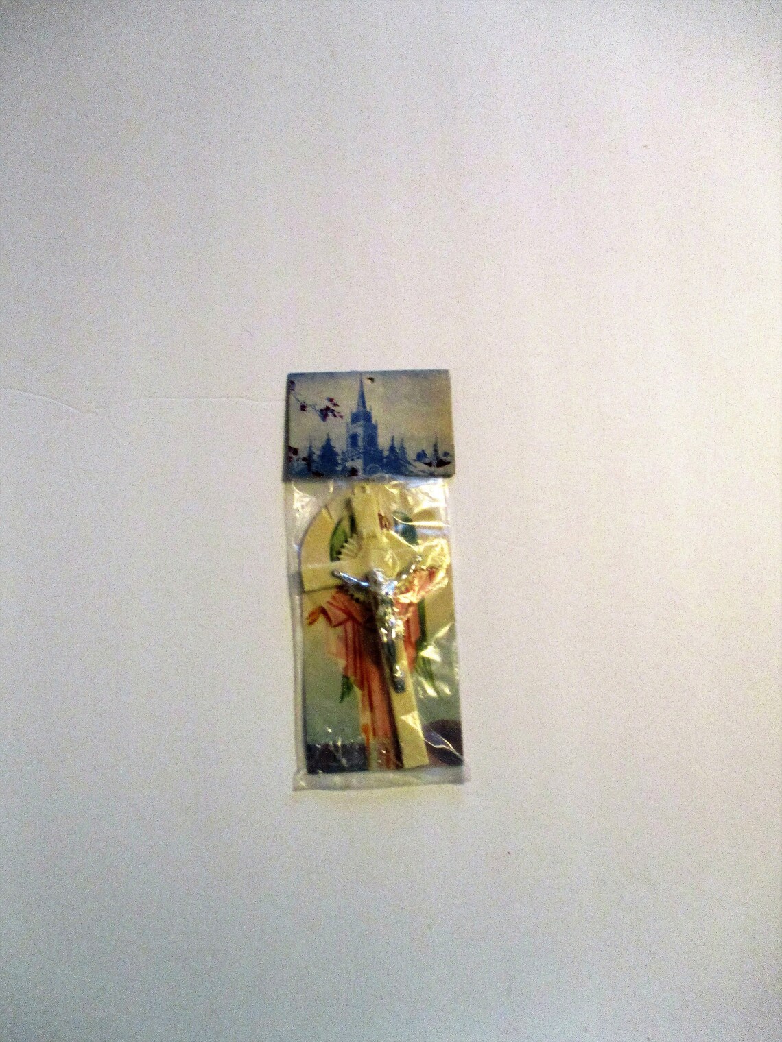 Vintage- Cross -new Old Stock- NOS- Plastic- Cross- Crucifix-jesus- Mid ...