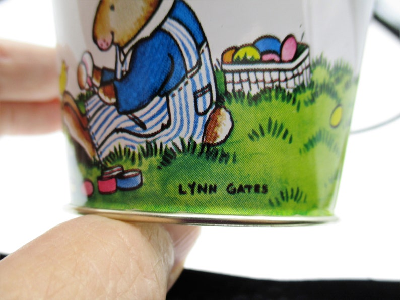 Vintage Tin Easter Bunny Candy Tin lynn Gates Gift - Etsy