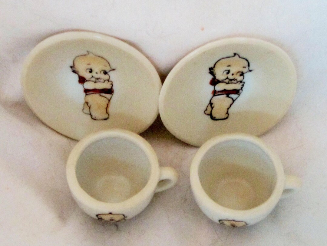 Antique Doll Accessories Kewpie Dishes Collector China Miniatures ...