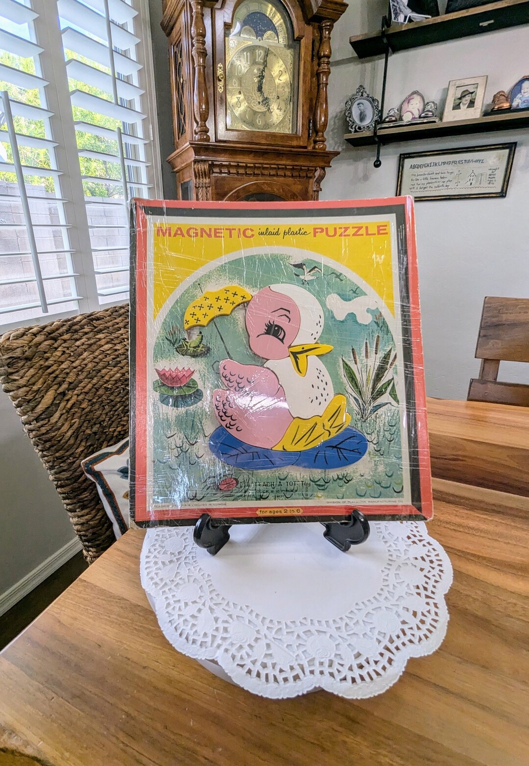 Vintage- Toy- Wood- Duck- Kitsch- Anthropomorphic- Rare- Collector ...