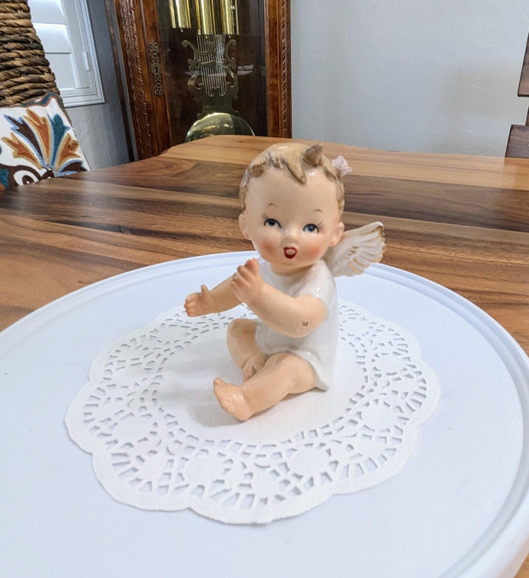 Rare- Vintage- Antique- Baby- Angel- Wales- Japan- Girl- Kitsch ...
