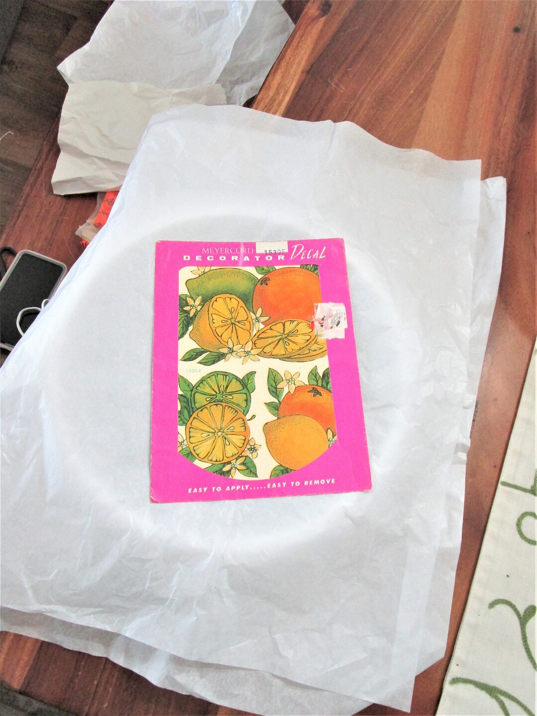 Vintage- Decals- Fruit- Citrus- Meyercord- Unique- Lemons- Orange- Lime ...