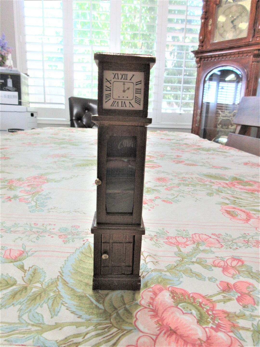 Antique Doll- Dollhouse- Furniture- Grandfather Clock- 1:12- Wood ...