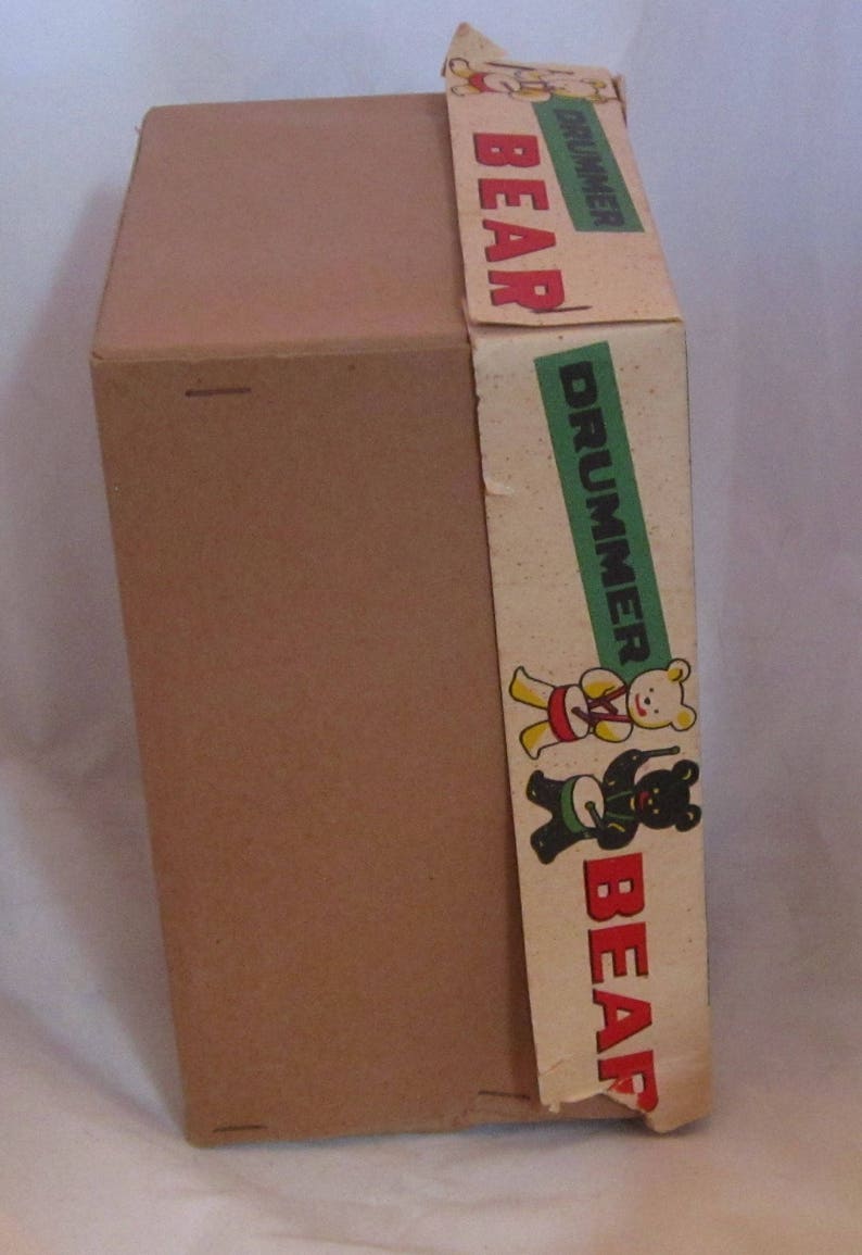 Antique Toy mechanical Bear original Box-toy Collector Gift - Etsy