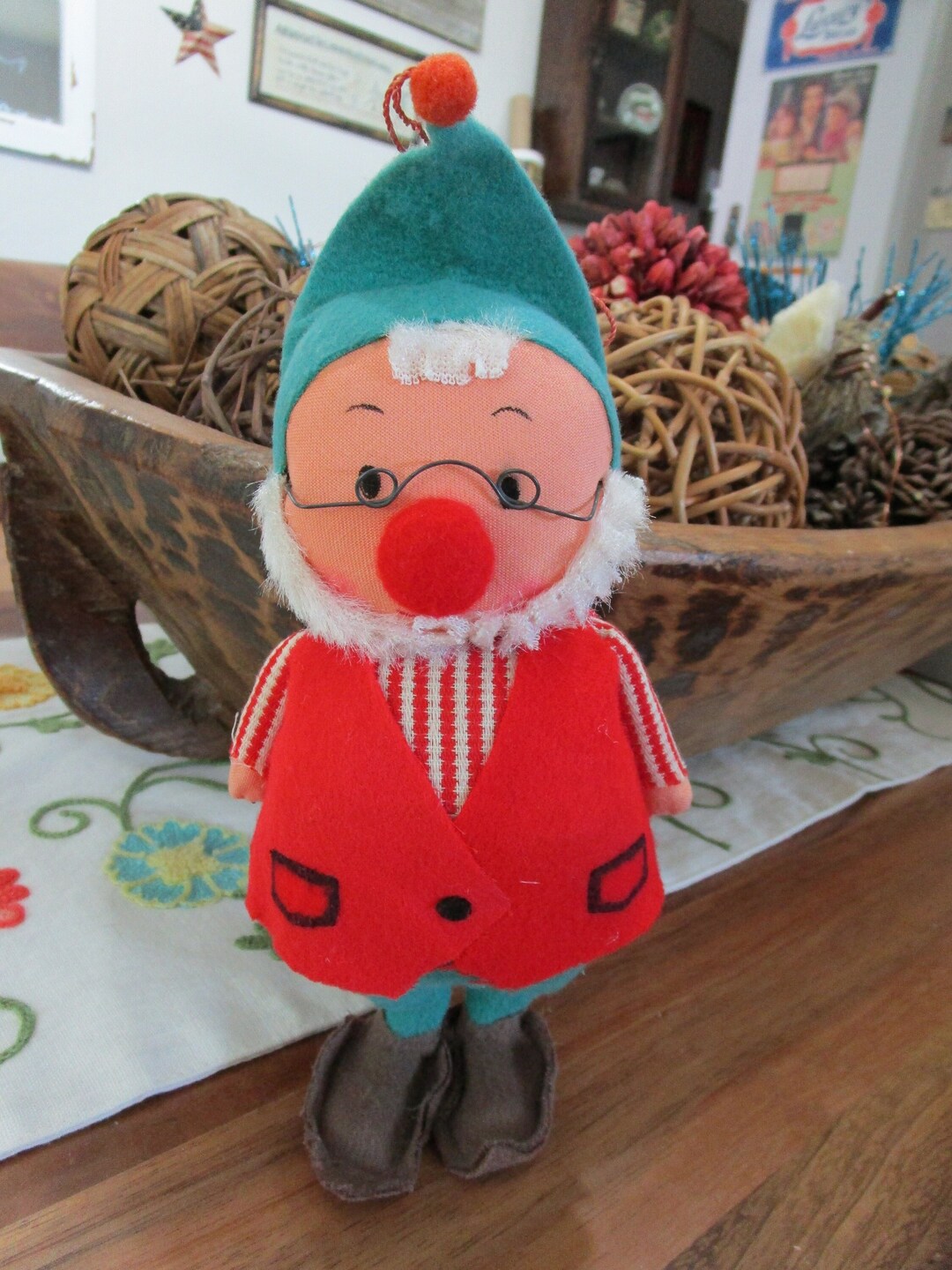 Christmas-vintage- Ornament- Elf- Dream Doll- 1960- 1970- Retro ...