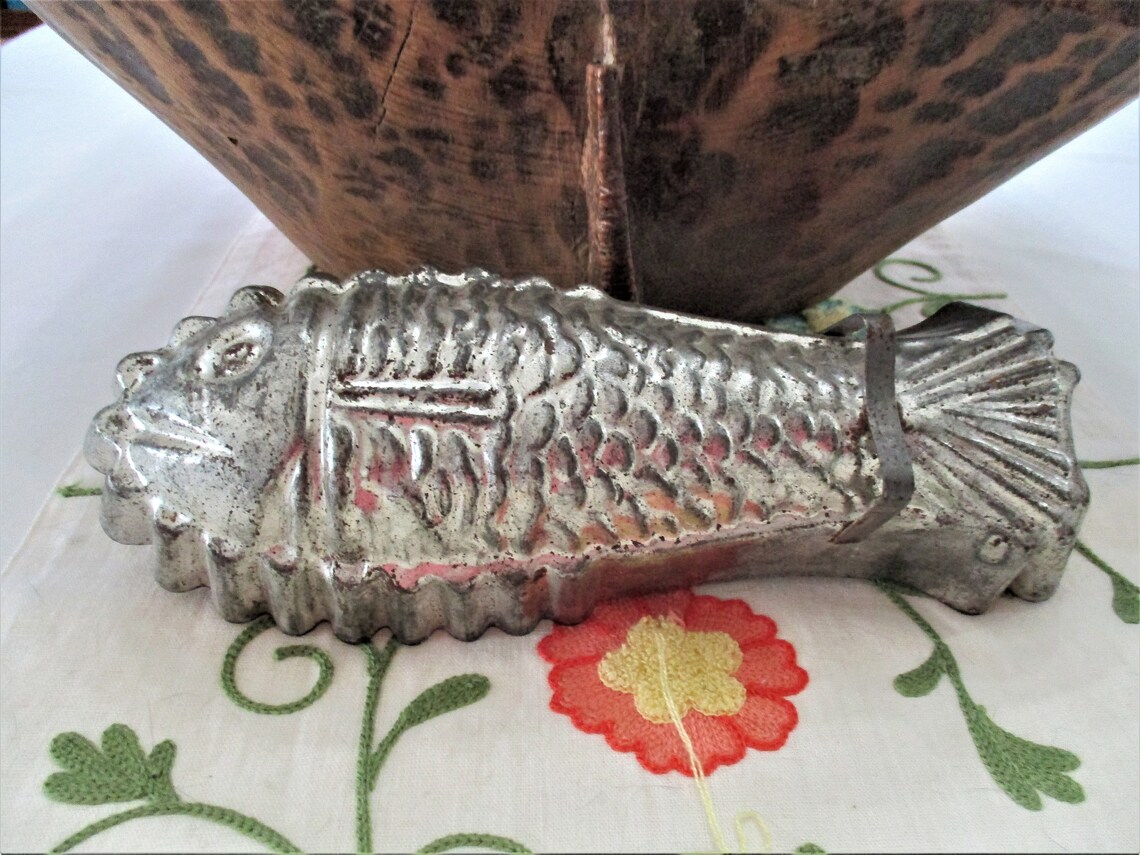 Antique Mold French Fish Tin Kitchen Decor - Etsy
