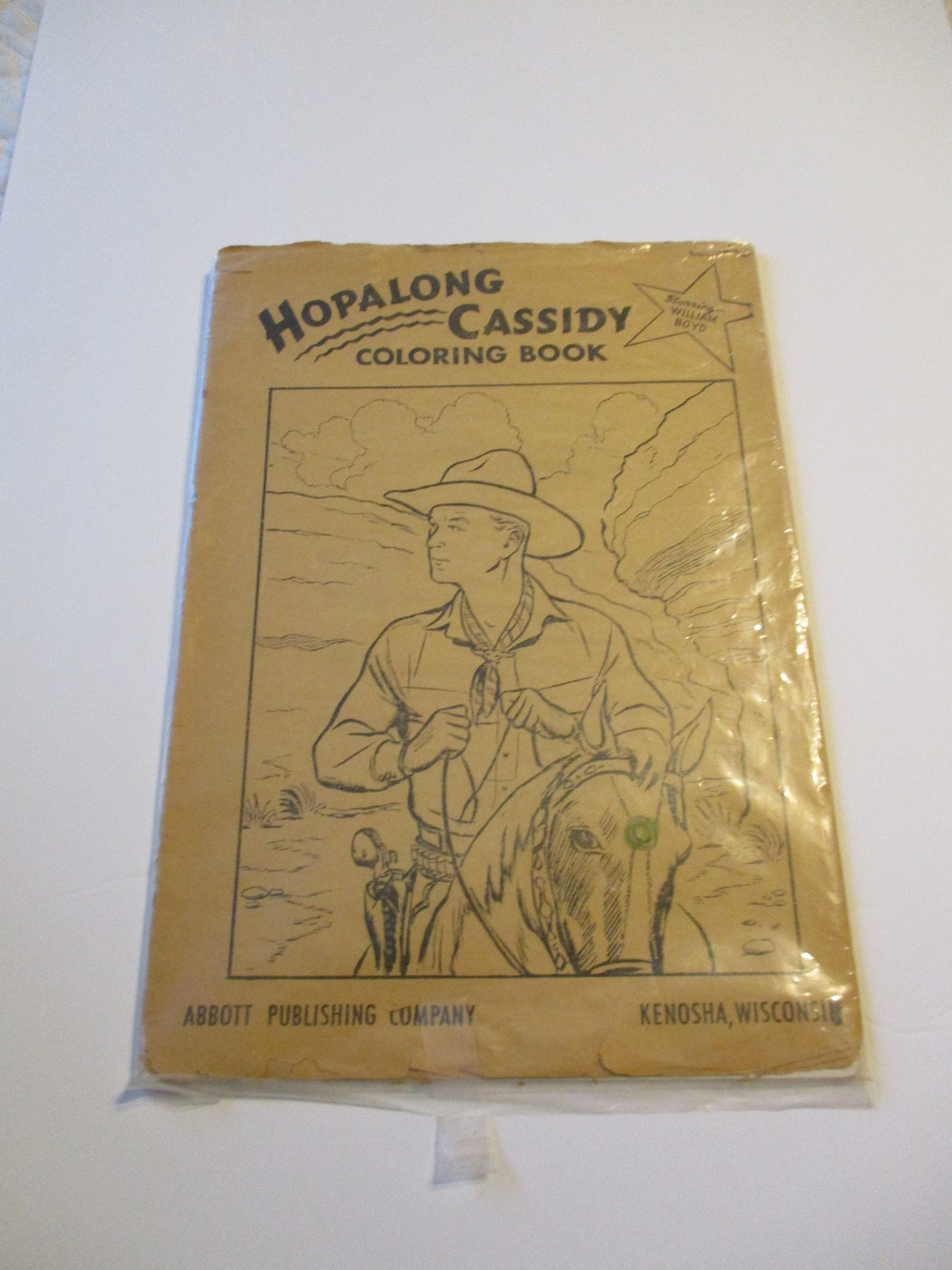 Antique- Cowboy- Hopalong- Cassidy- Book- Lover- TV- Movies- 1940- 1950 ...