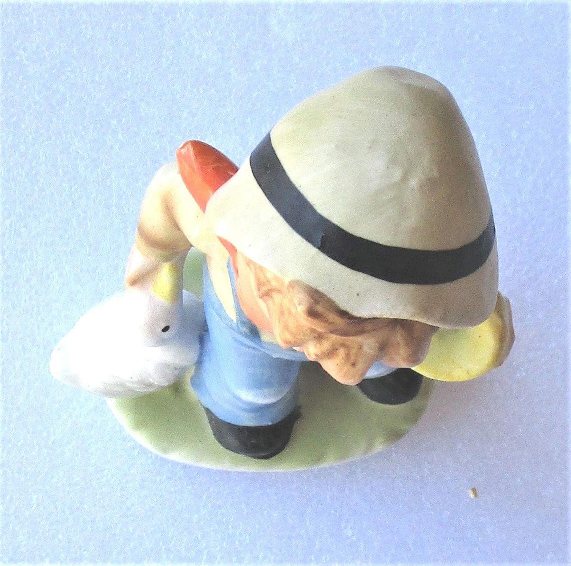 Antique Figurine- Vintage- Boy - Goose - Collector- MCM- 1950- Mid ...