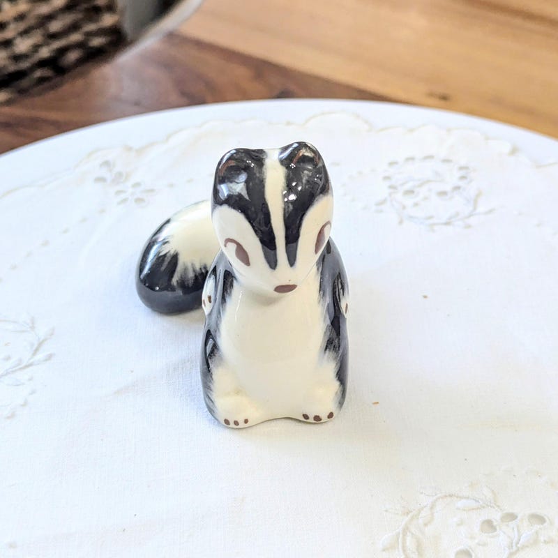 Vintage Skunk Ceramic - Etsy