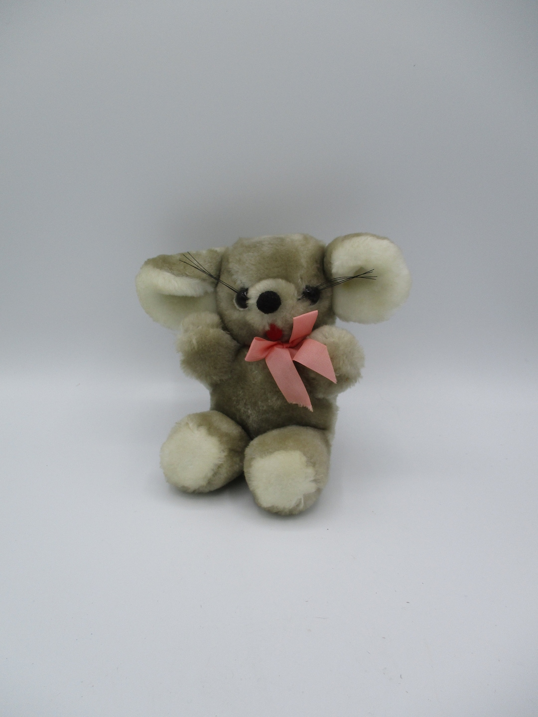 Vintage Mouse Stuffed Animal Nursery Gift for Baby Animal Lover-Kitsch ...