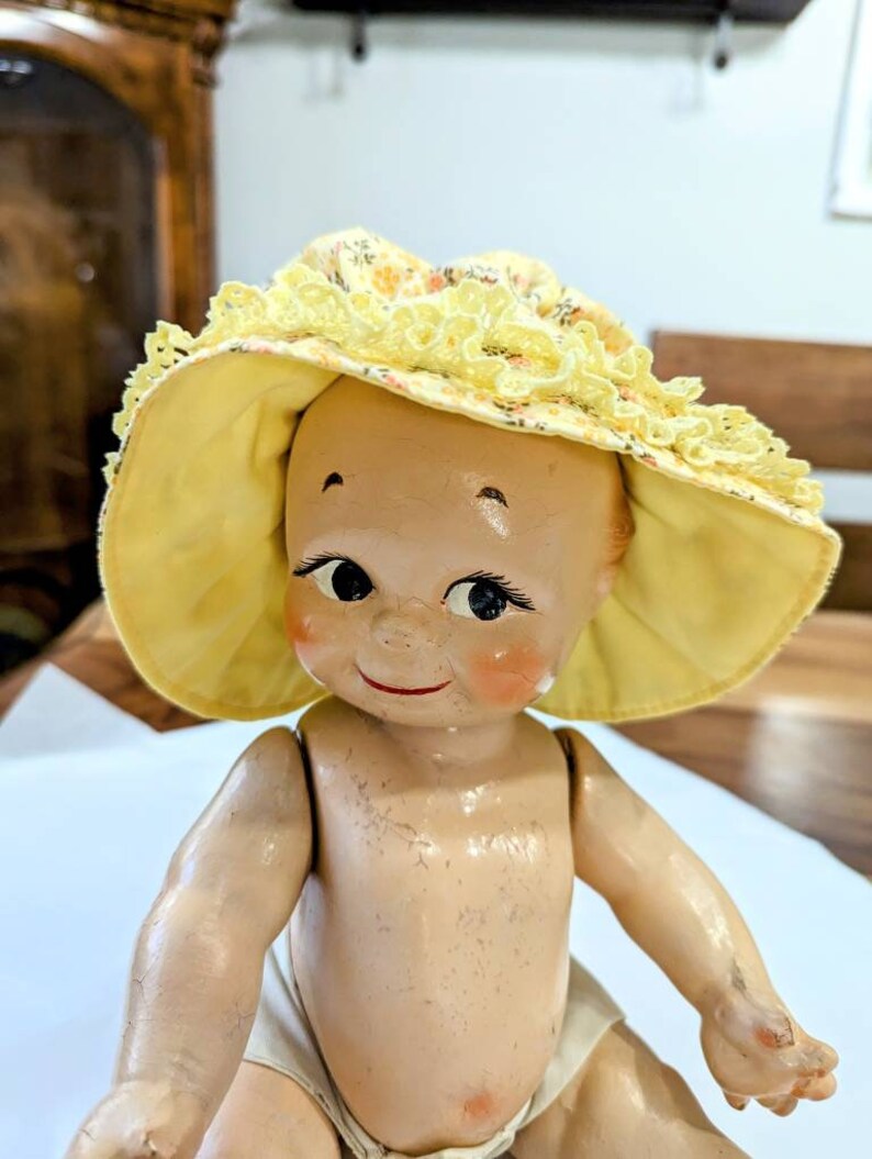 Antique Doll 1930s Kewpie Doll Composition Depression Era - Etsy