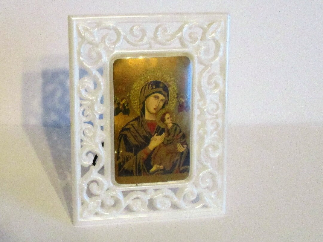 Antique Catholic -icon- Mary and Jesus Christ-christian Decor - Etsy