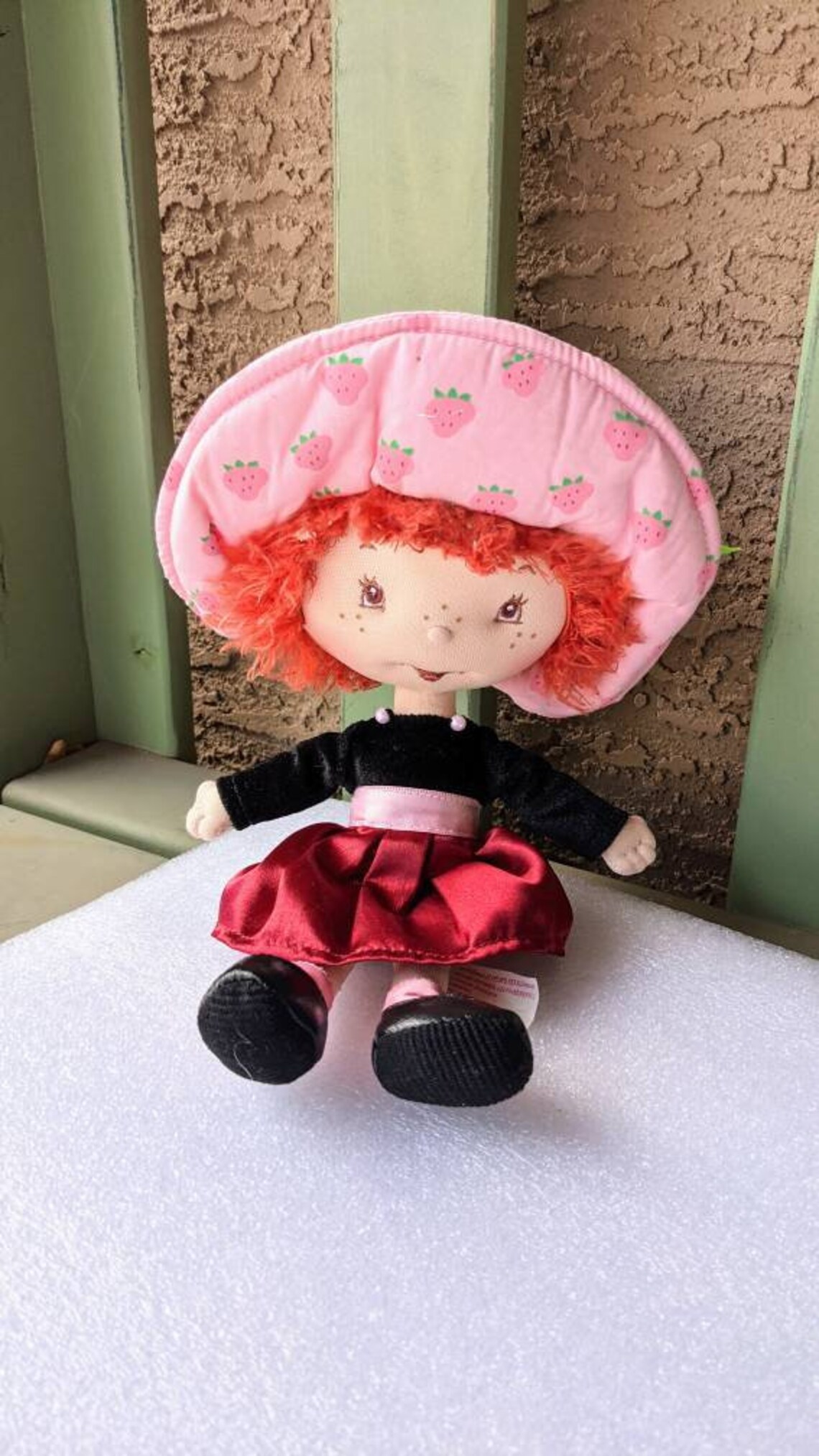 Vintage Doll- Strawberry Shortcake- Plush- Cloth Doll- Ban Dai- 1980 ...