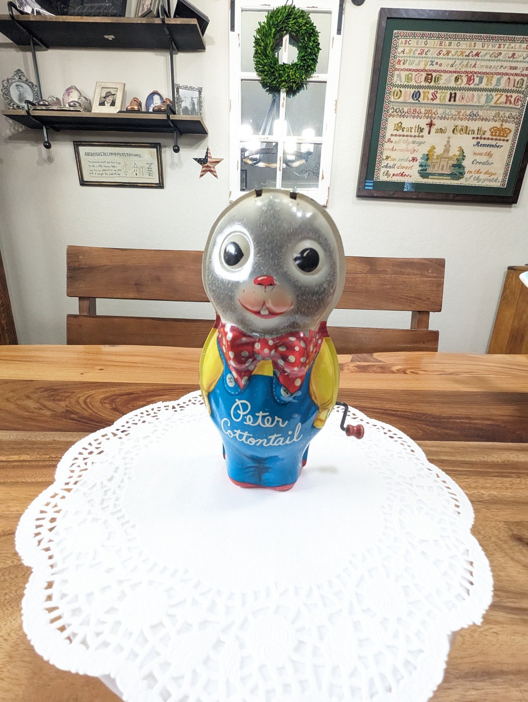 Vintage - Easter- Bunny- Rabbit- Peter Cottontail- Musical- as Is ...