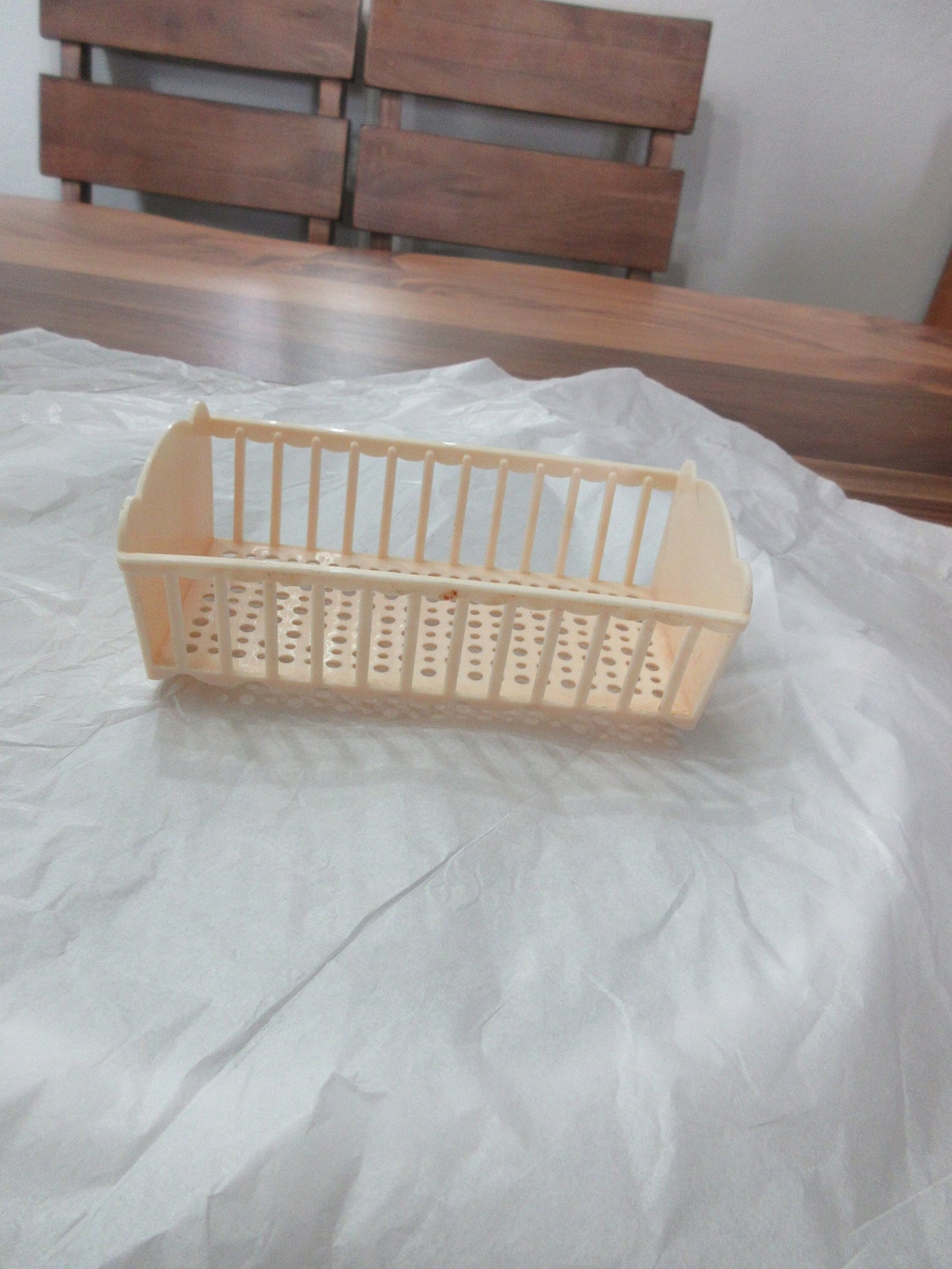 Vintage -doll- Antique- Cradle- Marx- 1950s- MCM- Mid Century- Plastic ...
