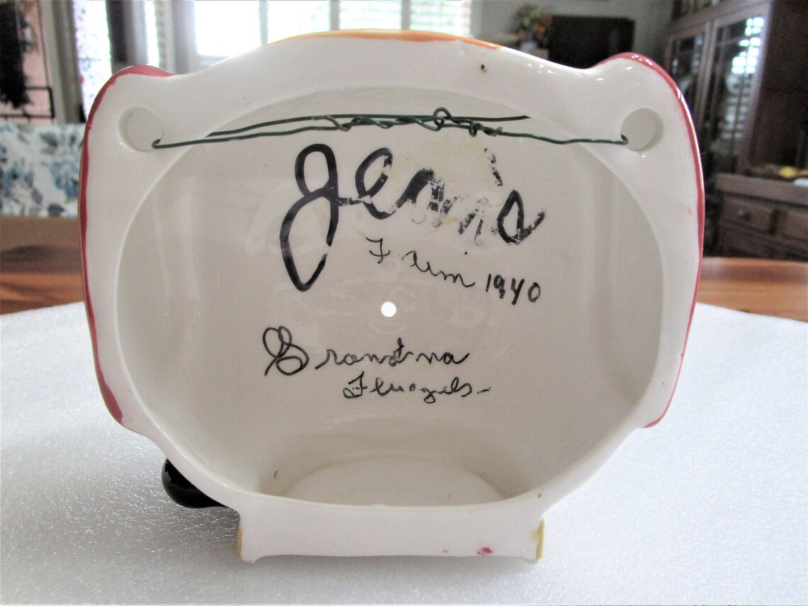 Rare Holt Howard Dog String Holder Wall Décor Porcelain - Etsy