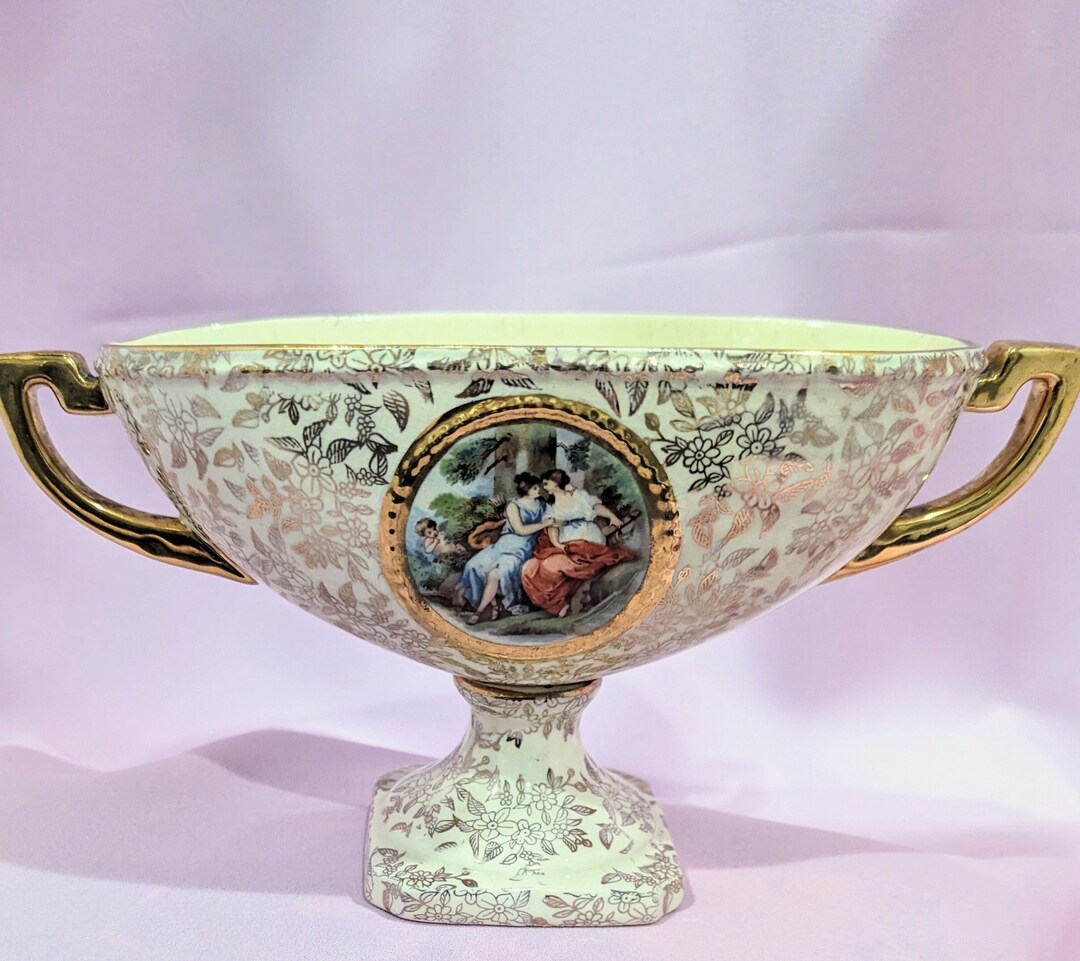 Antique Compote Centerpiece English Empire Victorian - Etsy