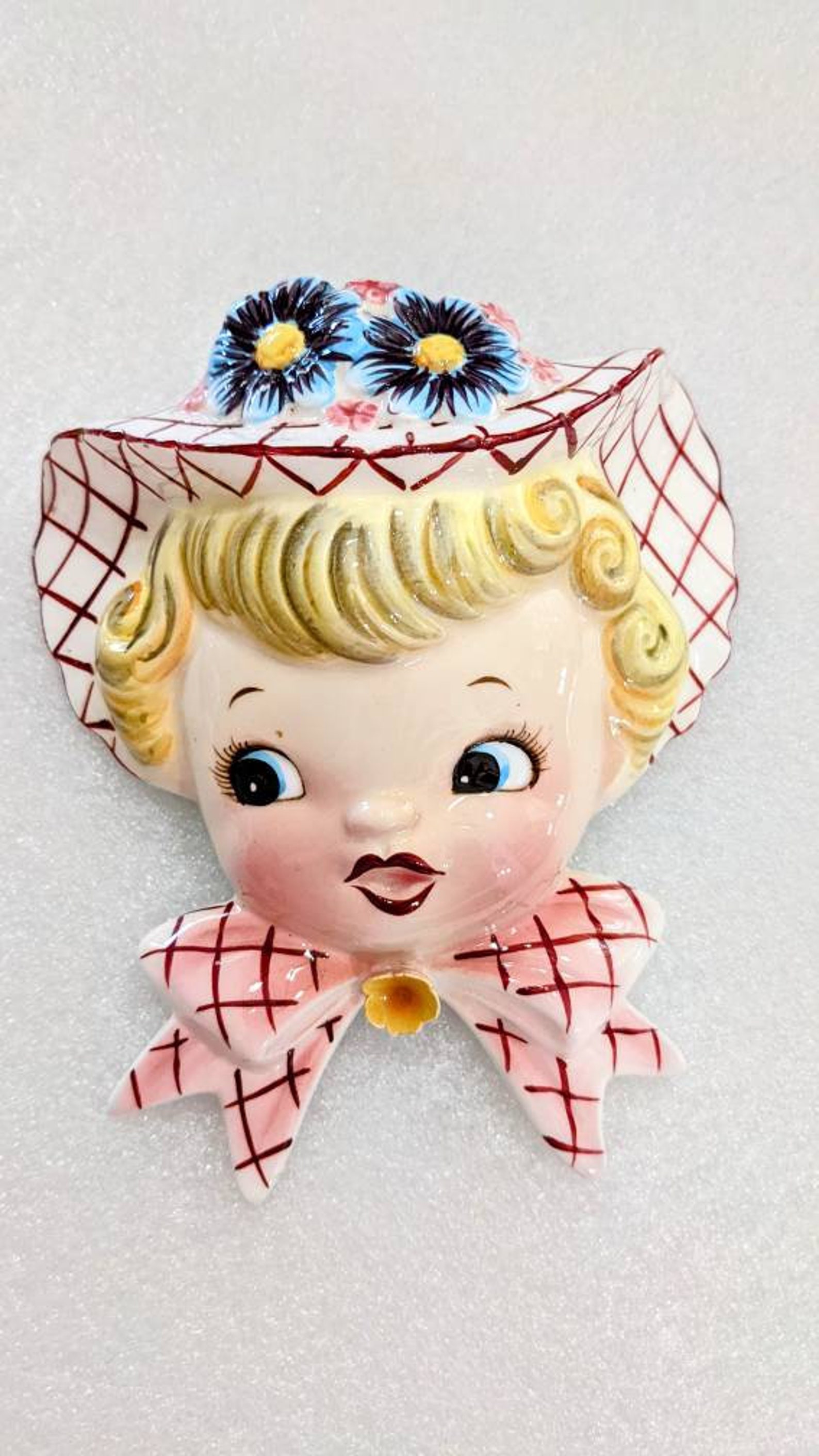 Vintage Lefton Miss Dainty 1950 MCM Mid Century Kitschy - Etsy