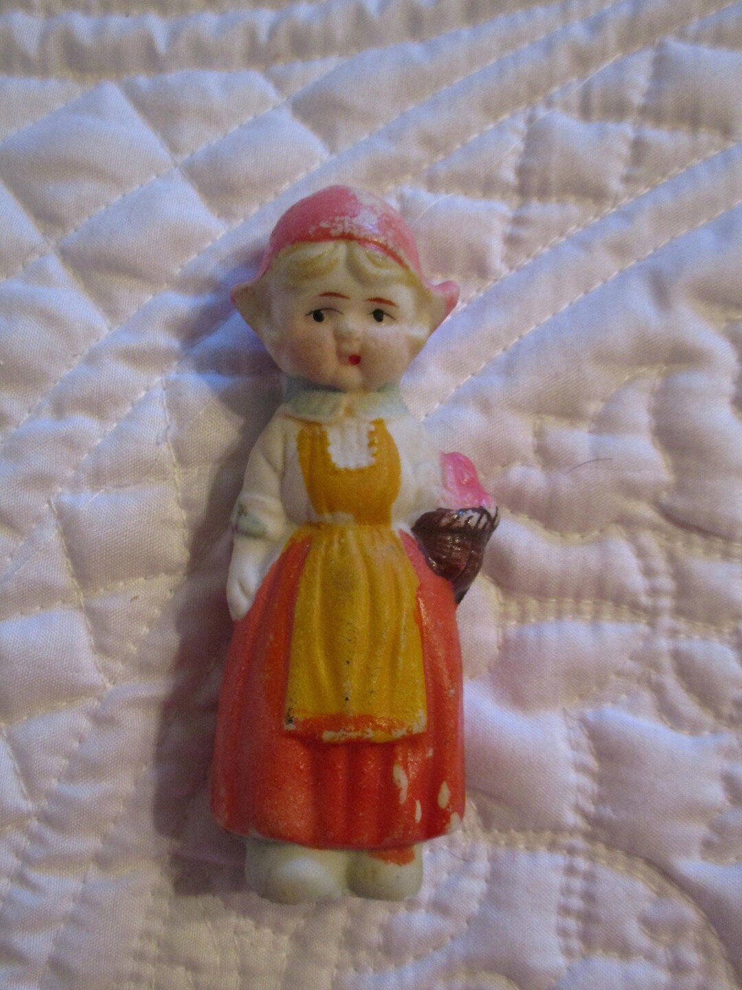 Doll- Antique- Bisque- Dutch Doll -OOAK -hand Painted- Japan- One of a ...
