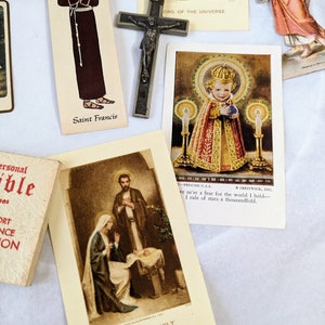 Catholic- Antique- Vintage -religious Metals -circa 1950- Mid Century ...