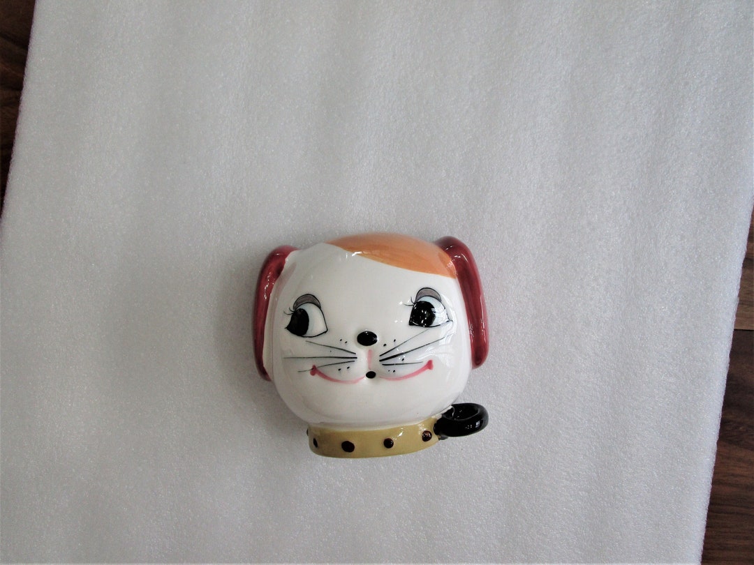 Rare Holt Howard - Dog- String Holder- Wall Décor- Porcelain- Dog Lover ...
