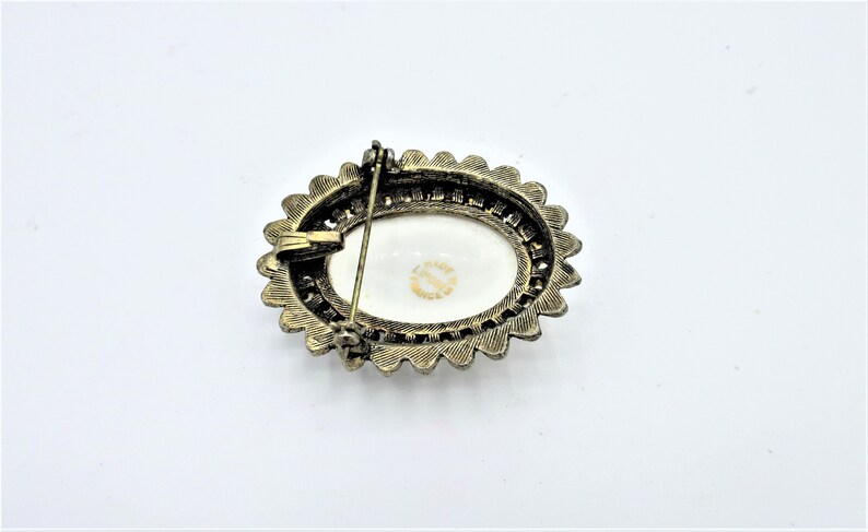 Vintage Limoges Brooch Pin French Porcelain France Hand - Etsy