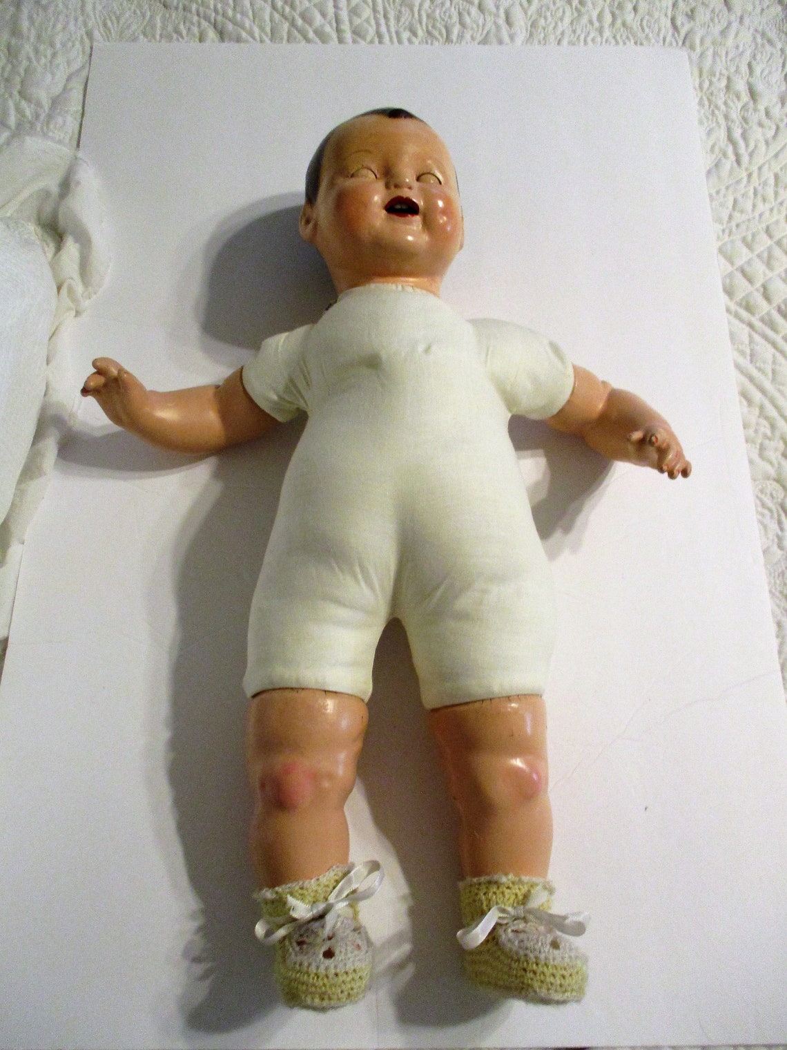 Antique Doll Horsman baby Dimples Doll Collector | Etsy