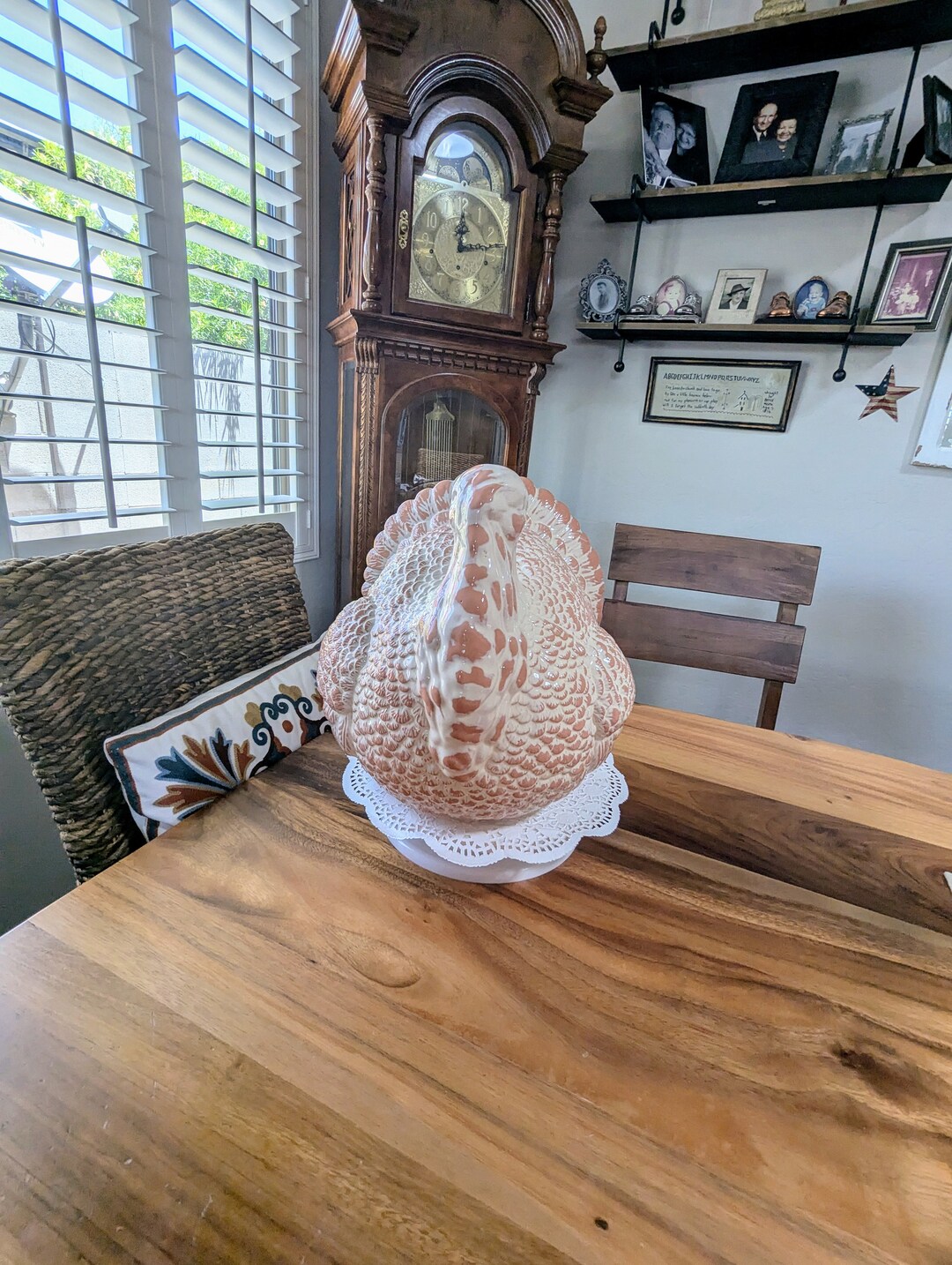 Vintage Terracotta Turkey Heavy Large Thanksgiving Christmas Holiday ...