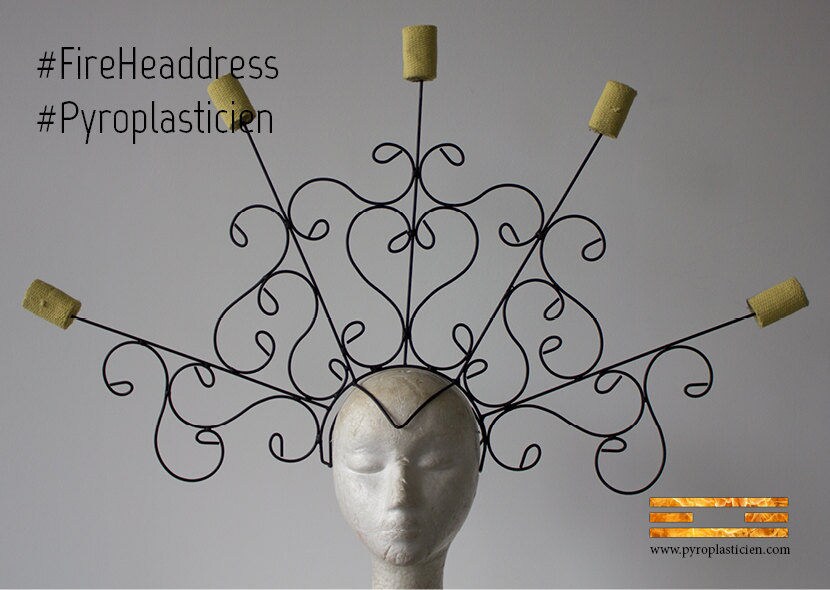 Fire Headdress for Fire Dancers and Fire Shows - Etsy