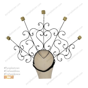 Fire Headdress for Fire Dancers and Fire Shows - Etsy