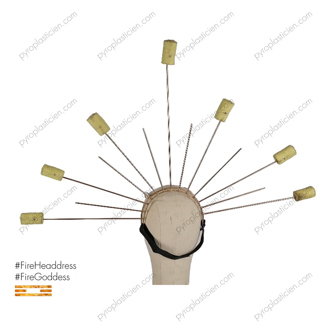 Fire Headdress for Photos "divine" - Etsy