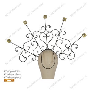 Fire Headdress for Fire Dancers and Fire Shows - Etsy