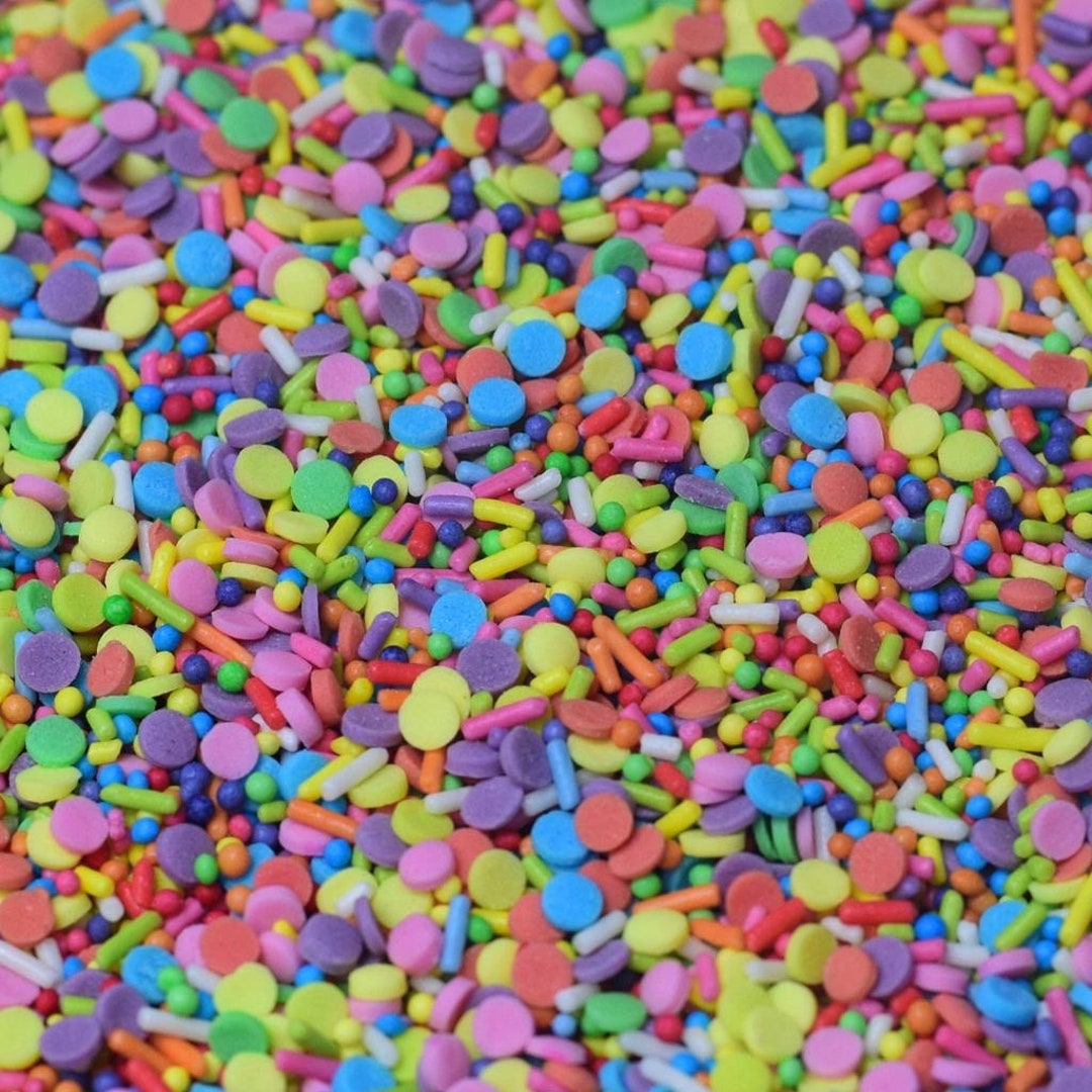 Basic Btch Rainbow Cake Sprinkles Edible Cake Decorations - Etsy