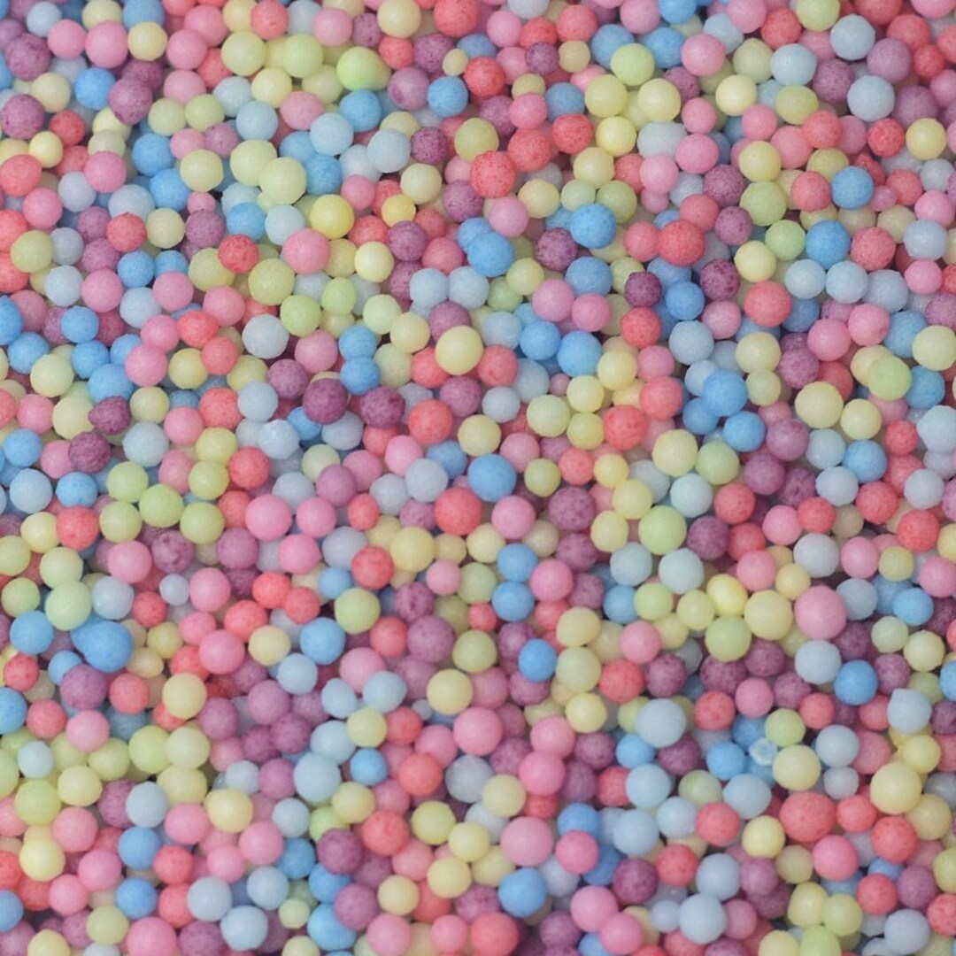 Natural Pastel Pearl Edible Cake Cupcake Vegan Sprinkles Cake ...