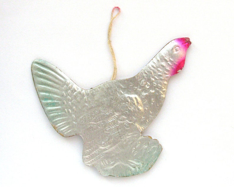 Soviet Christmas Tree Ornament, Bird, Cardboard Ornament, Wood Grouse ...