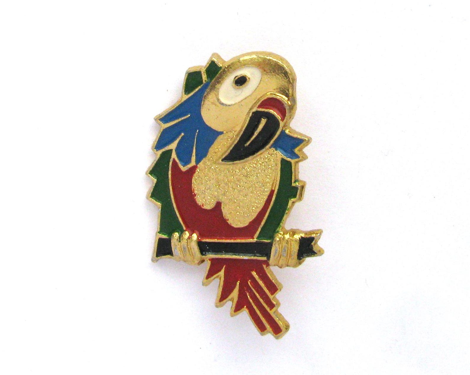 Parrot, Bird, Soviet Badge, Vintage Collectible Badge, Soviet Vintage ...