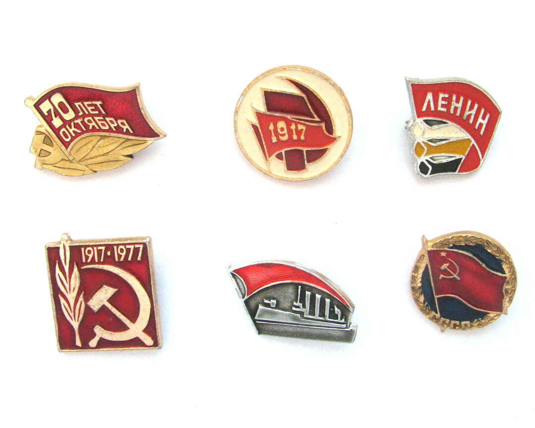 October Revolution, Badge, Pick From Set, October 1917, Communism, Flag ...
