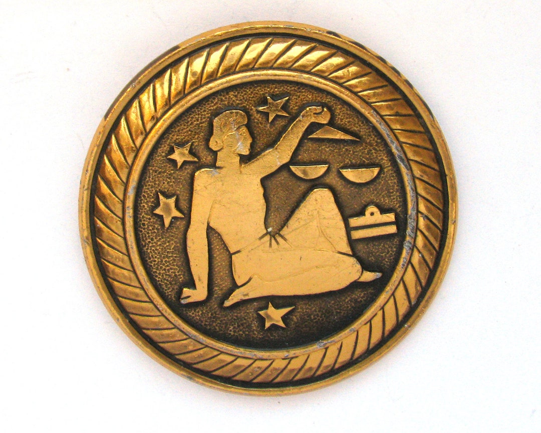 Libra Pin, Astrological Zodiac Sign, Zodiac Signs, Soviet Vintage Pin ...