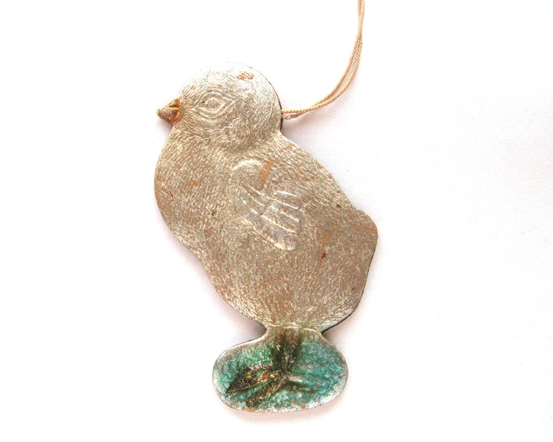 Soviet Christmas Tree Ornament, Chicken, Cardboard Ornament, Paper, New ...