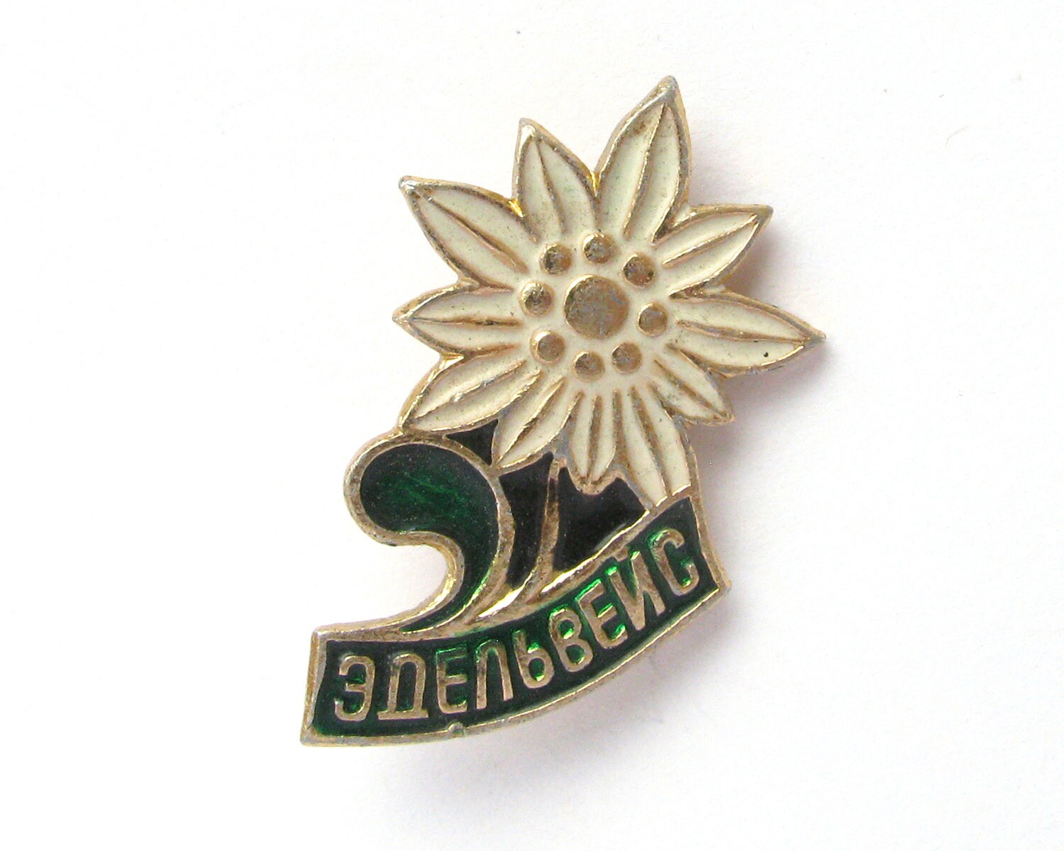 Edelweiss Pin, Flower Pin, Soviet Badge, Pick From Set, Flora, Vintage ...