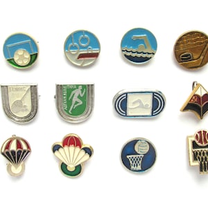 Sport Pins, Soviet Badge, Kinds of Sport, Pick From Set, Basketball ...