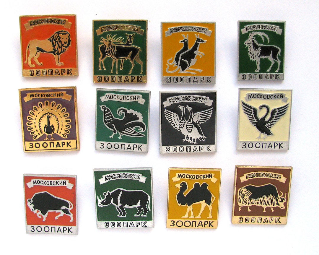 Animal Pins, Zoo Pins, Badge, Fauna, Pick From Set, Camel, Lion ...