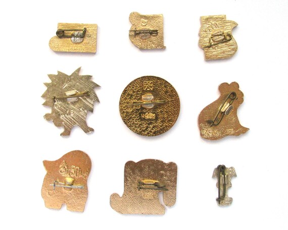 Animals, Animal Pin, Soviet badges, Pick from set, Sq… - Gem
